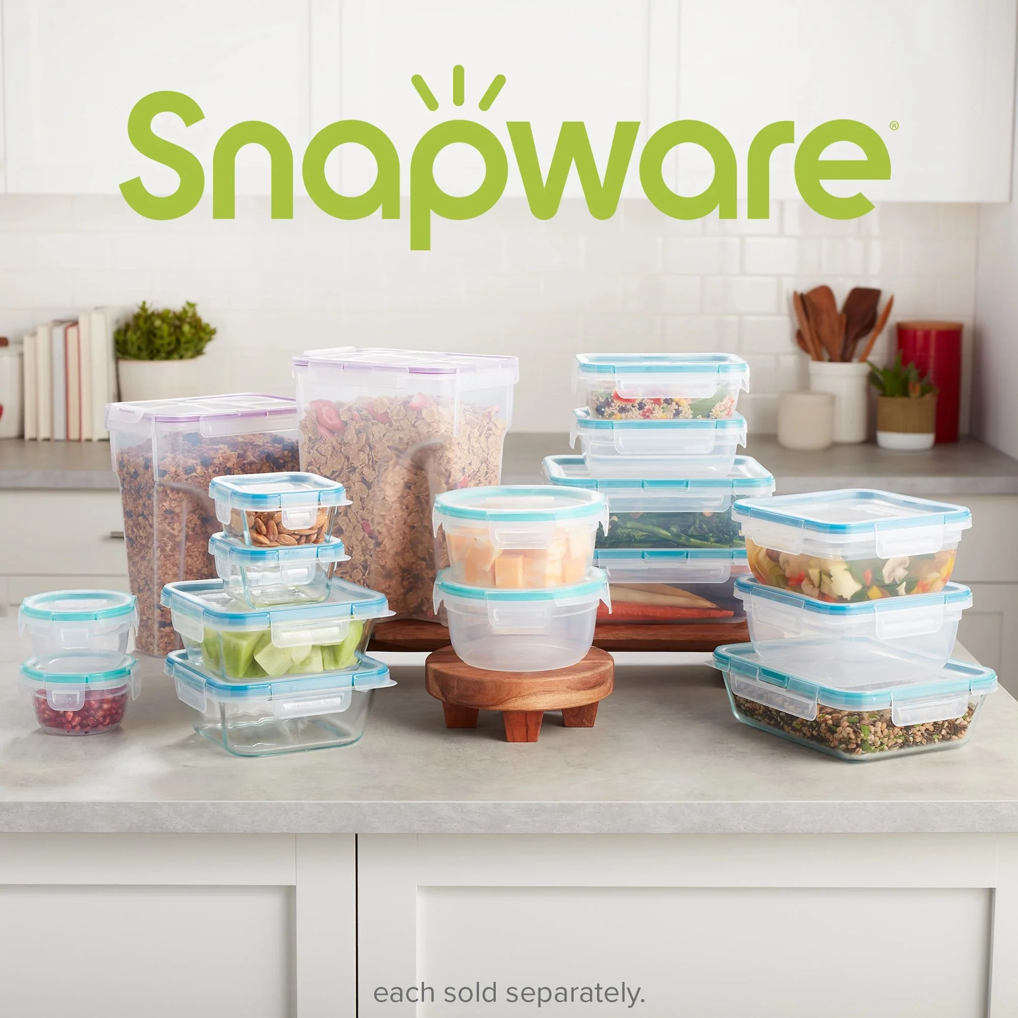Snapware® Airtight 22.8-cup Plastic Food Storage Container, 2-pack ...